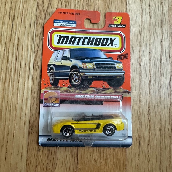 Mattel | Toys | Matchbox Yellow Mustang Convertible 3 | Poshmark